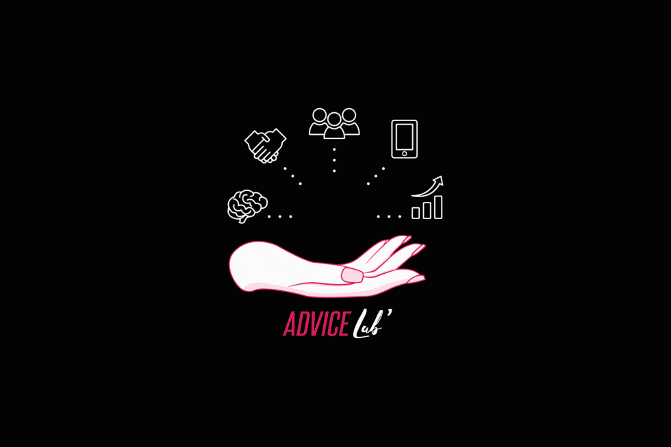 Logotype Advice Lab - Rémi Hascoët - Graphiste freelance Paris